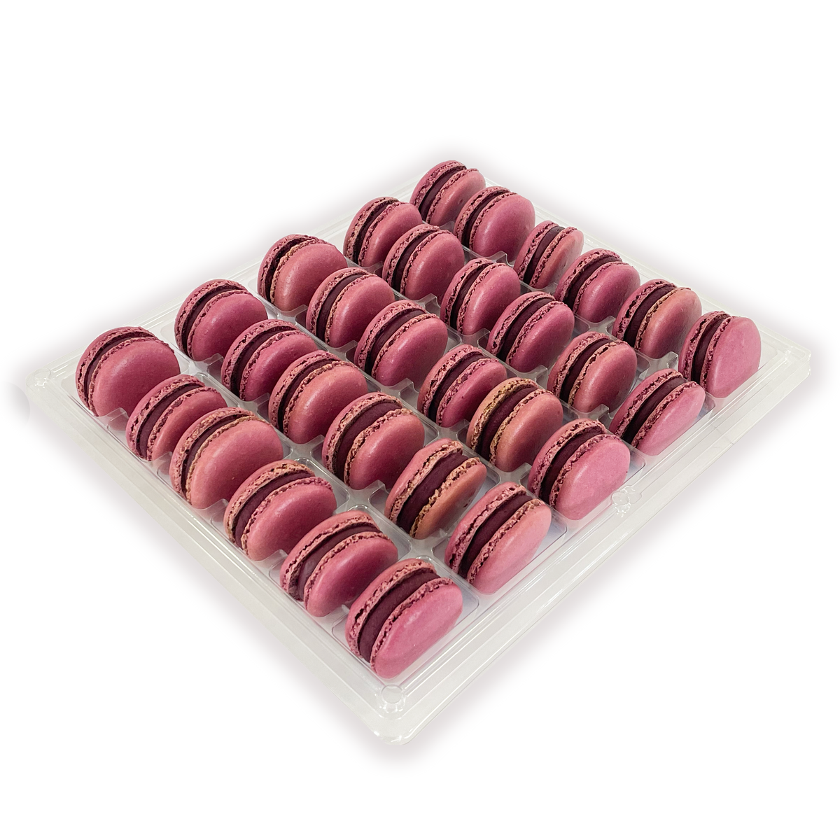 Blackcurrant Macarons Tray – Hilton Macarons