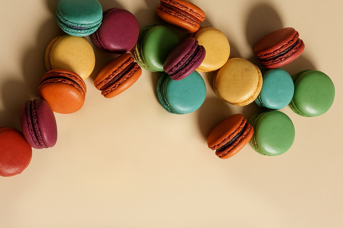 18 Rainbow Macarons – Hilton Macarons
