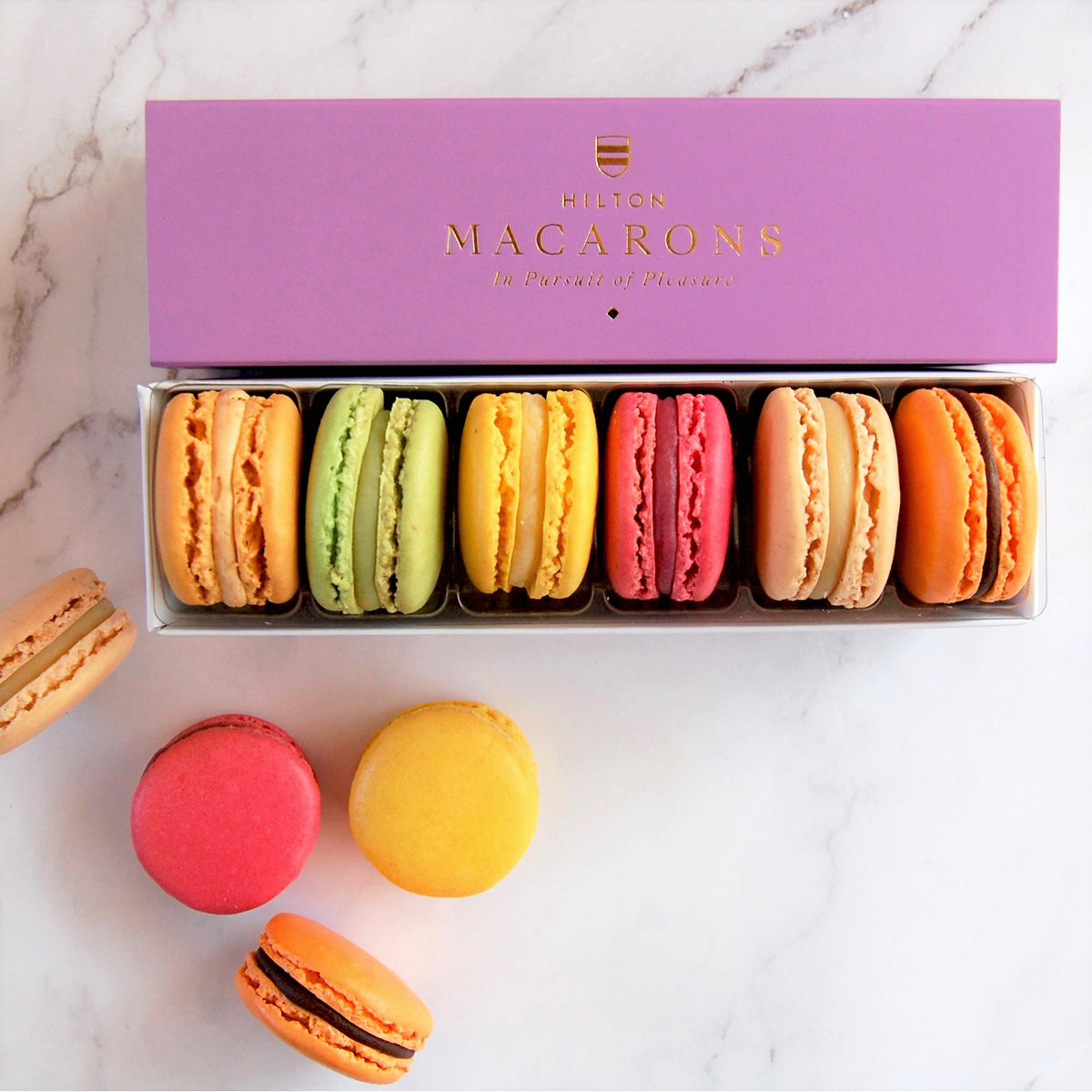 6 Classic Macarons – Hilton Macarons